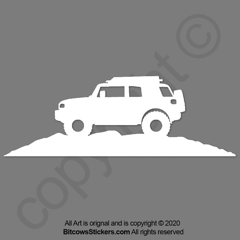 FJ Cruiser Windshield Decal Sticker (2 Count) - Etsy