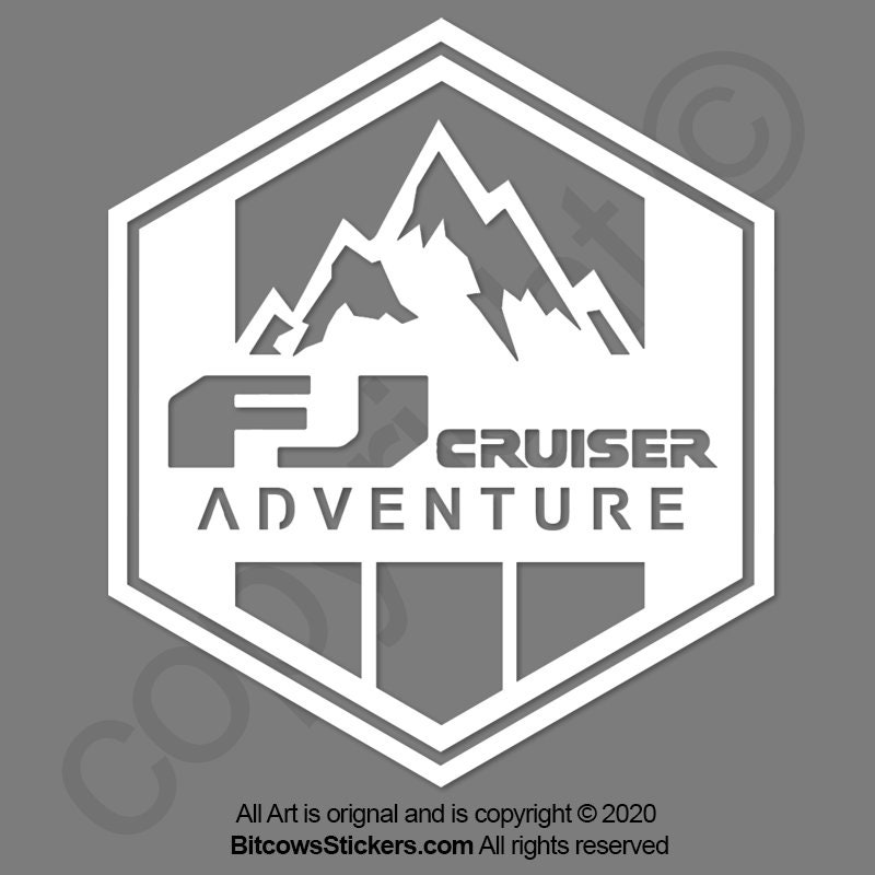 FJ Cruiser Adventure Window Sticker Decal - Etsy