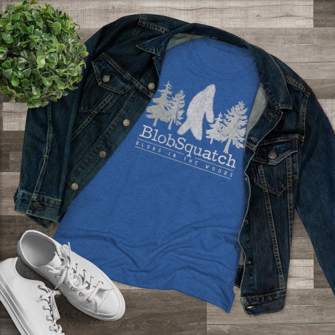 Blobsquatch Bigfoot Sasquatch Women's Triblend Tee - Etsy