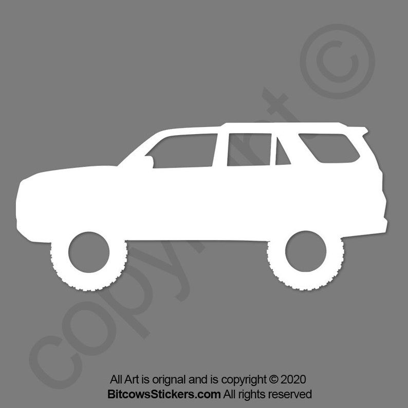 4runner Windshield Decal Sticker 2 Count - Etsy