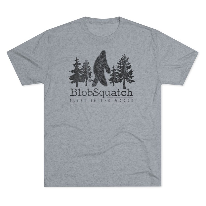 Blobsquatch Bigfoot Sasquatch Men's Tri-blend Crew Tee - Etsy