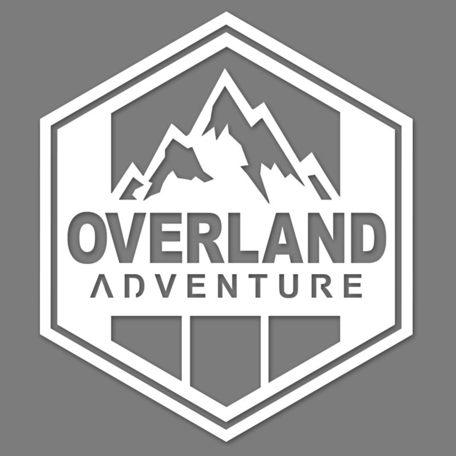 Customizable Overland SUV Adventure Window Sticker Decal - Etsy