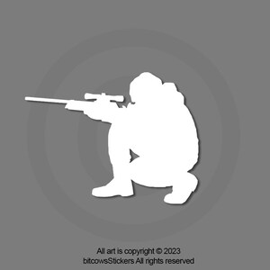 Shooter, Sniper, Hunter Vinyl Decal, Window Bumper Sticker - Etsy