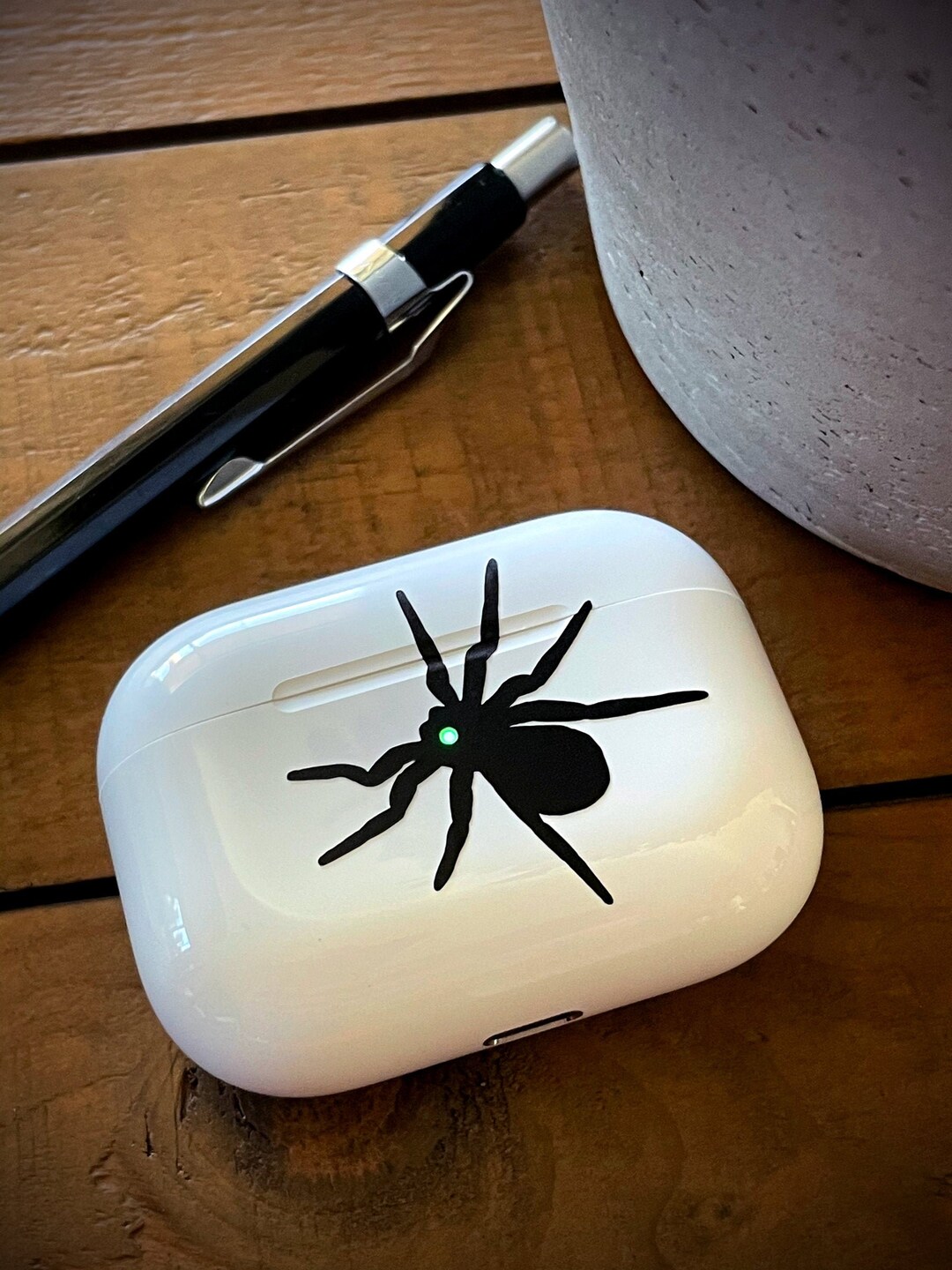Earpods Pro Case Spider Sticker Glowing Eye - Etsy