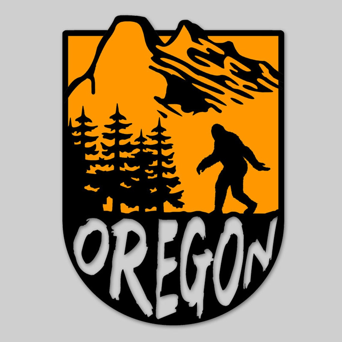 Oregon Bigfoot Outdoor Vinyl Sticker Decal - Etsy