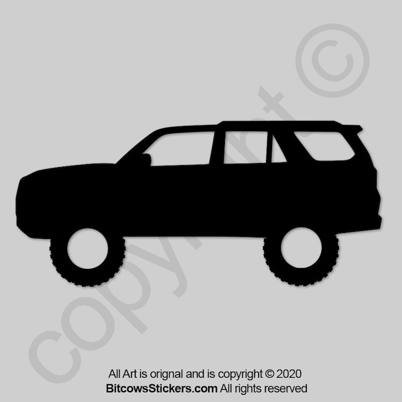 4runner Windshield Decal Sticker 2 Count - Etsy