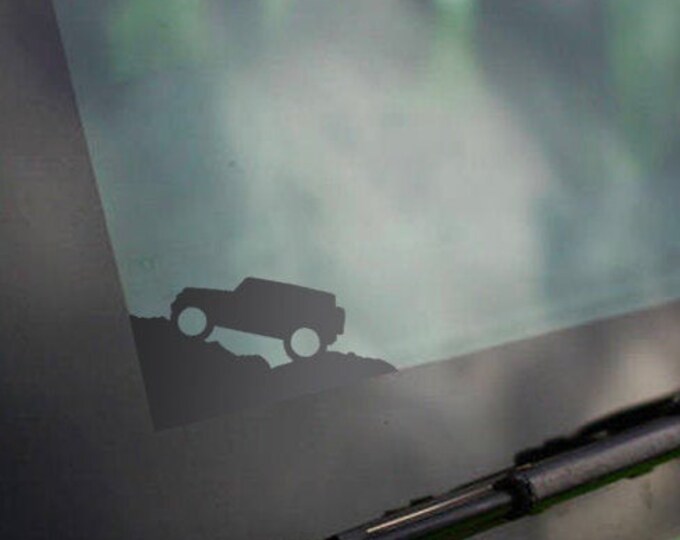 Jeeper Windshield Decal Alien Abduction/ufo Jeeper Sticker /wrangler ...
