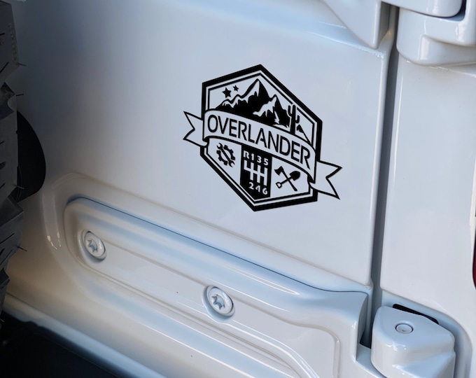 Overlander Offroad Jeep, Truck, or SUV Sticker Decal - Etsy