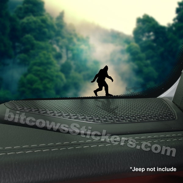 Bigfoot Window Decal - Etsy