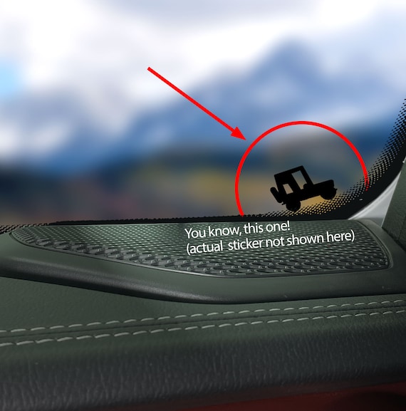 Original OEM Replacement Windshield Decal Sticker 2 Count - Etsy