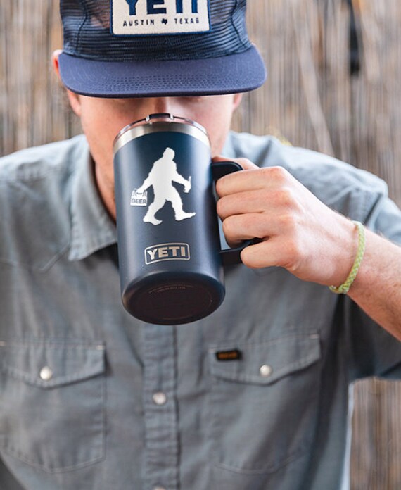 Sasquatch Yeti Bigfoot Beer Vinyl Decal Sticker | Etsy