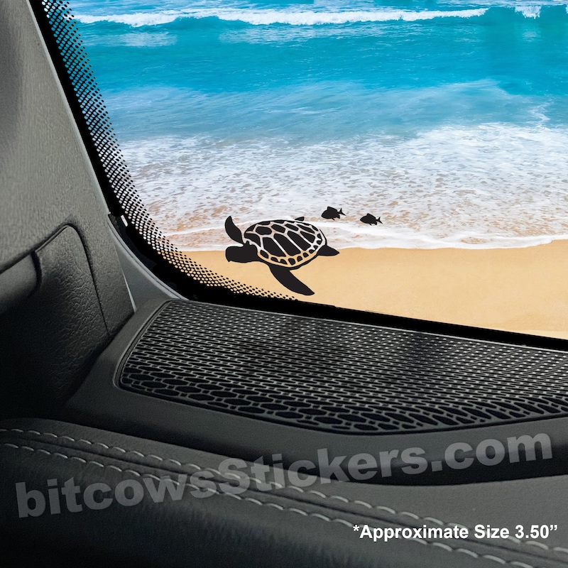 Sea Turtle Decal - Etsy