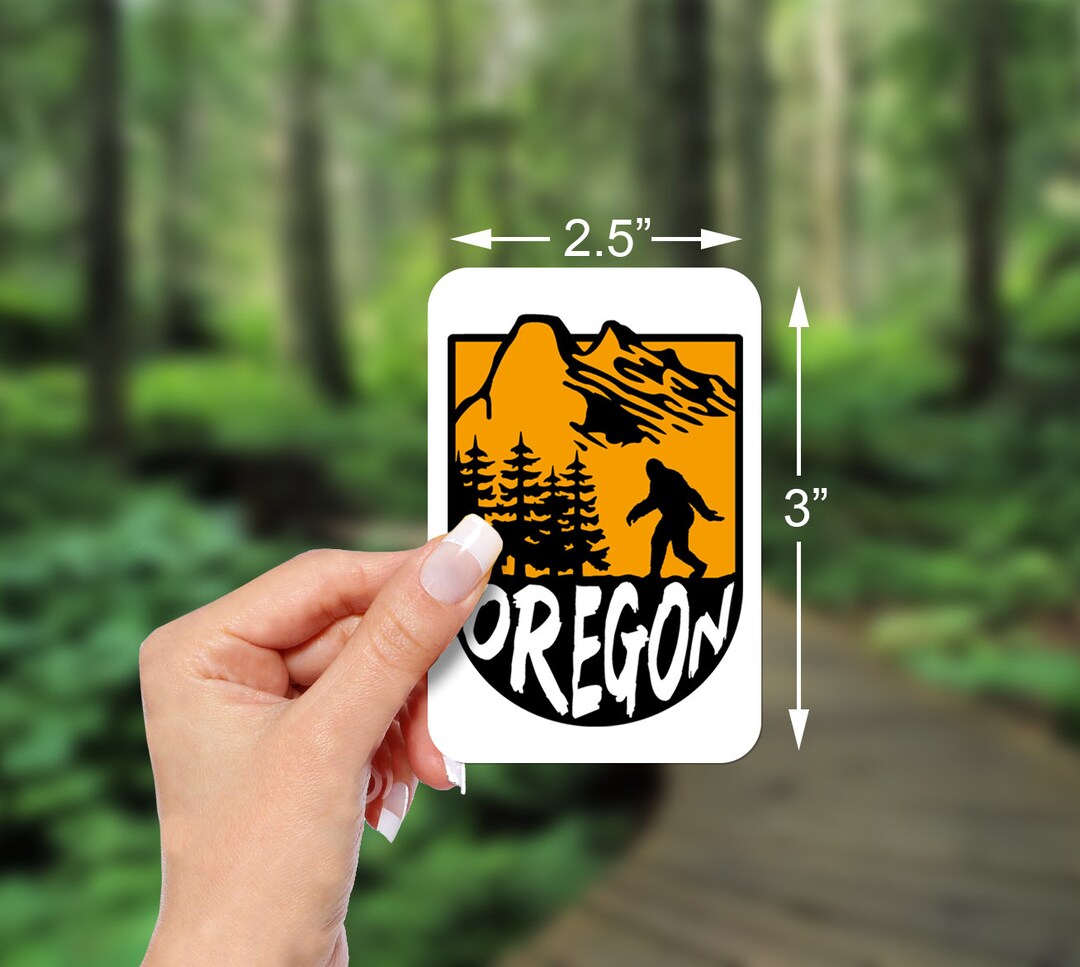 Oregon Bigfoot Outdoor Vinyl Sticker Decal - Etsy