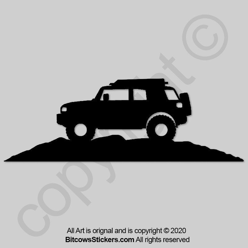 FJ Cruiser Windshield Decal Sticker (2 Count) - Etsy