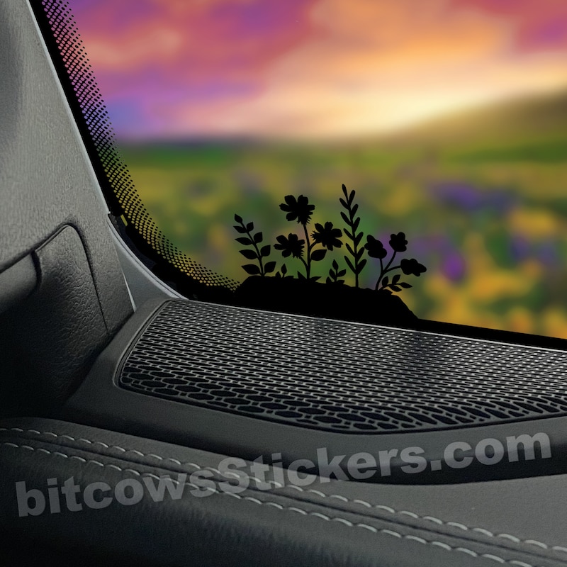 Garden Flower Car Decal - Etsy