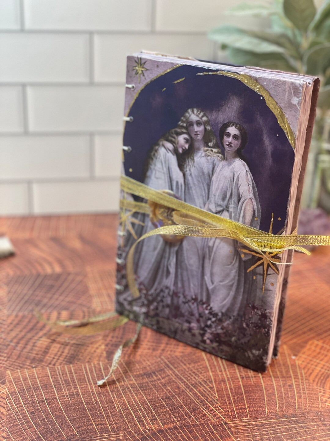 Journal: Spooky Witch, Three Sisters Handmade, Hardcover Junk, Bullet ...
