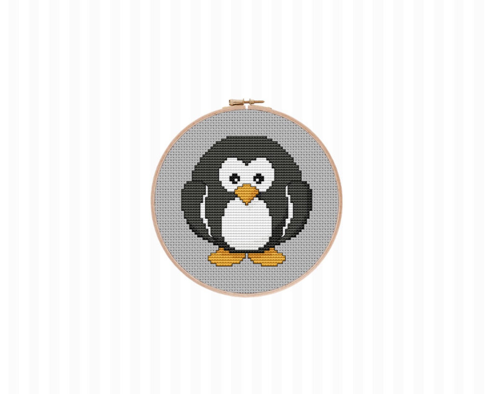 Cool Cross Stitch Penguin This Cute Little Penguin Cross - Etsy