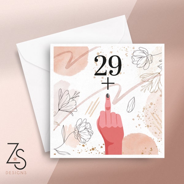 29 Middle Finger - Etsy