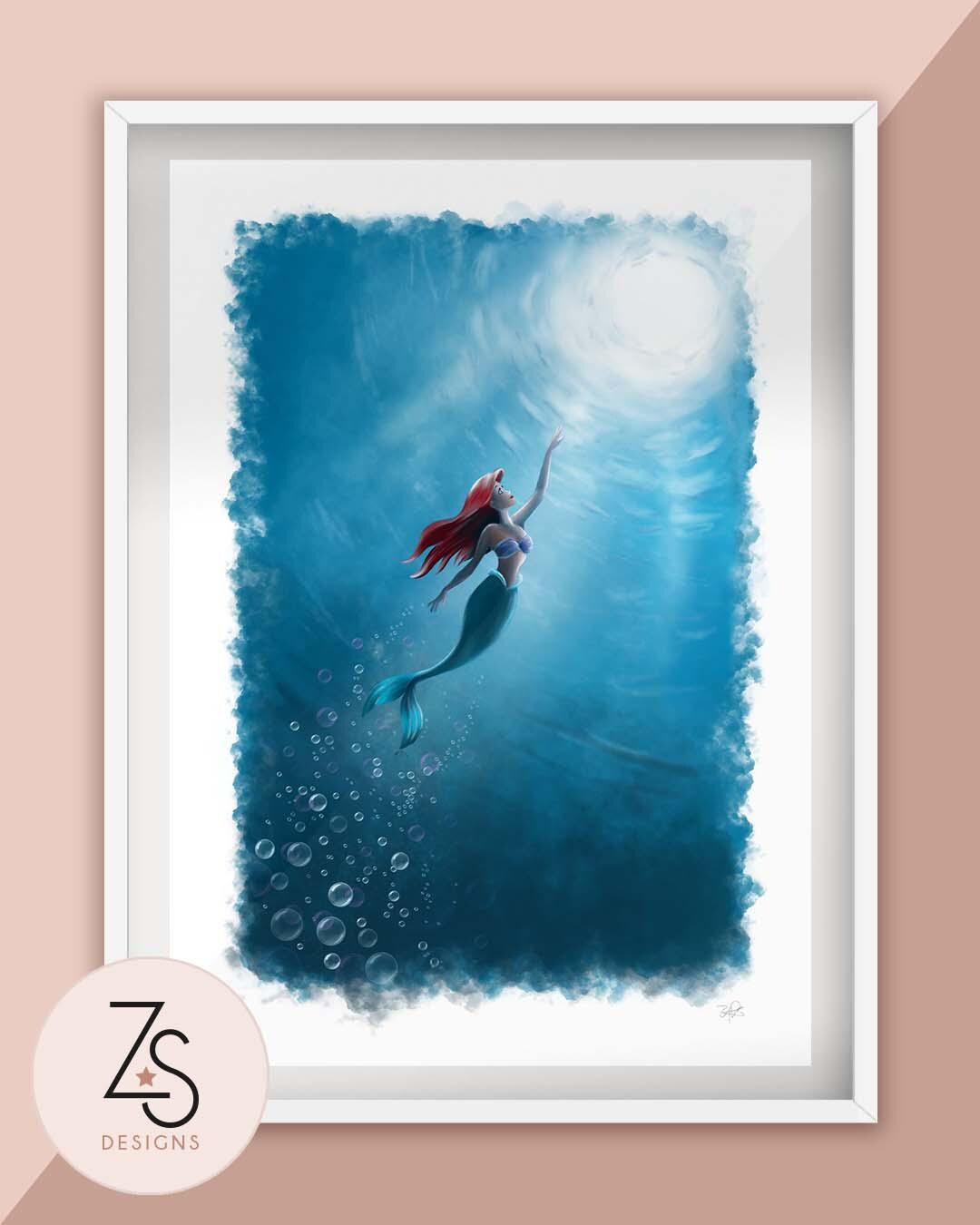 Ariel - Little Mermaid Under Water - Part of Your World - Disney ...