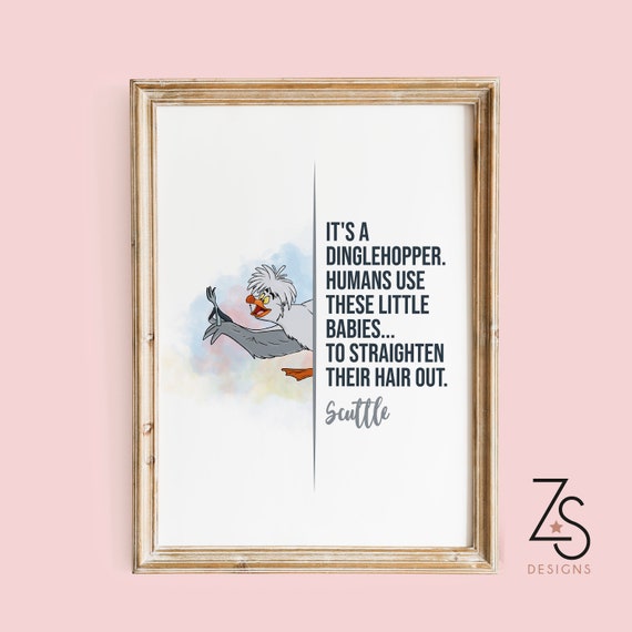 Scuttle Little Mermaid Dinglehopper