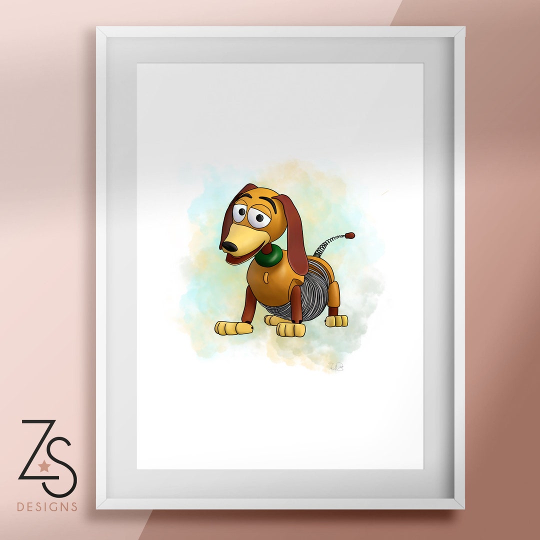 Toy Story Slinky Dog Illustration Print - Etsy