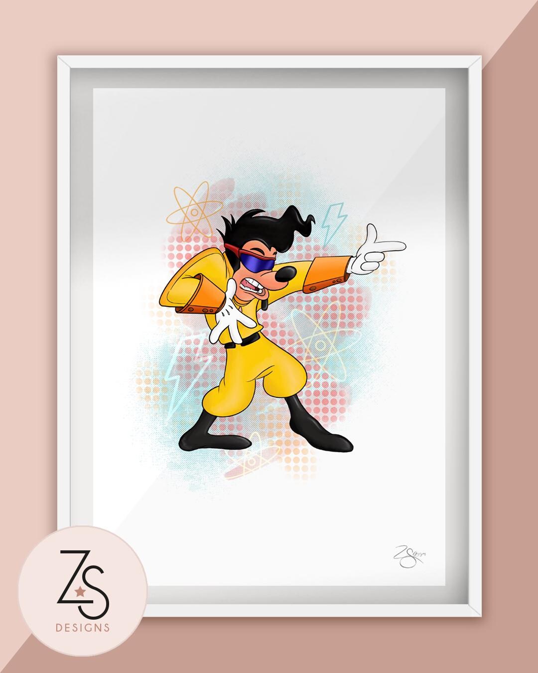 Max Powerline - Goofy Movie - 30 Years - 90s Nostalgia - Illustration ...