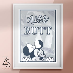 Disney Mickey Mouse or Minnie Minnie Mouse Winking - Nice Butt - Cheeky ...