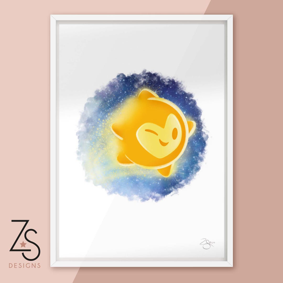 Disney Magic Wish Star Illustration Print - A5 A4 or A3 - Etsy