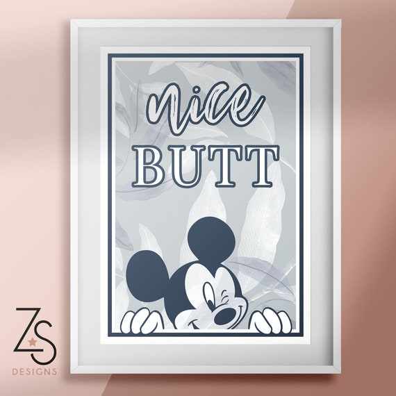 Disney Mickey Mouse or Minnie Minnie Mouse Winking Nice Butt - Etsy
