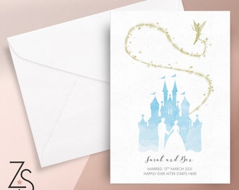 Cinderella Wedding Card | Etsy