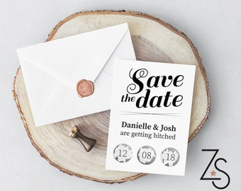 Save the Date Scratch Cards - Etsy