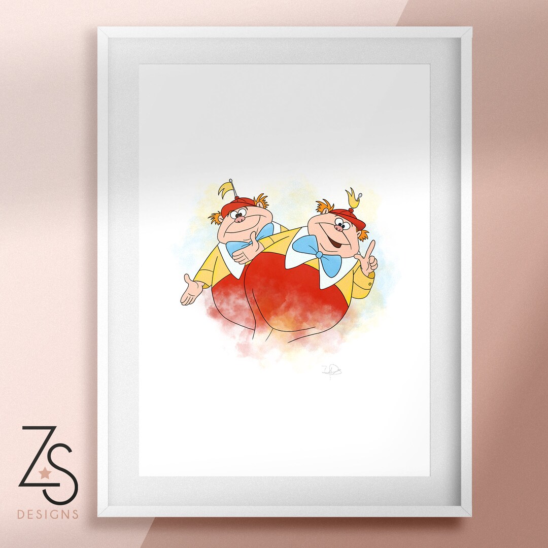 Tweedle Dee and Tweedle Dumb - Alice in Wonderland Inspired ...