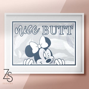 Disney Mickey Mouse or Minnie Minnie Mouse Winking - Nice Butt - Cheeky ...
