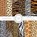 Animal Print digital paper Animal Skin Clipart Scrapbook | Etsy
