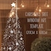 Christmas Tree Window Art Stencil: DIY Festive Decor (digital Download ...