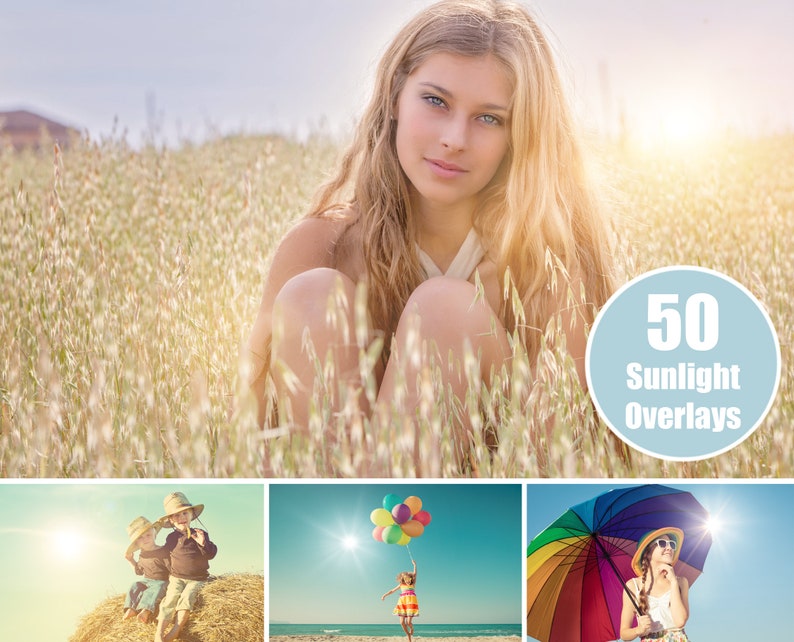 50 Natural Sunlight Photo Overlays Sun Bokeh Overlays Sun - Etsy Australia