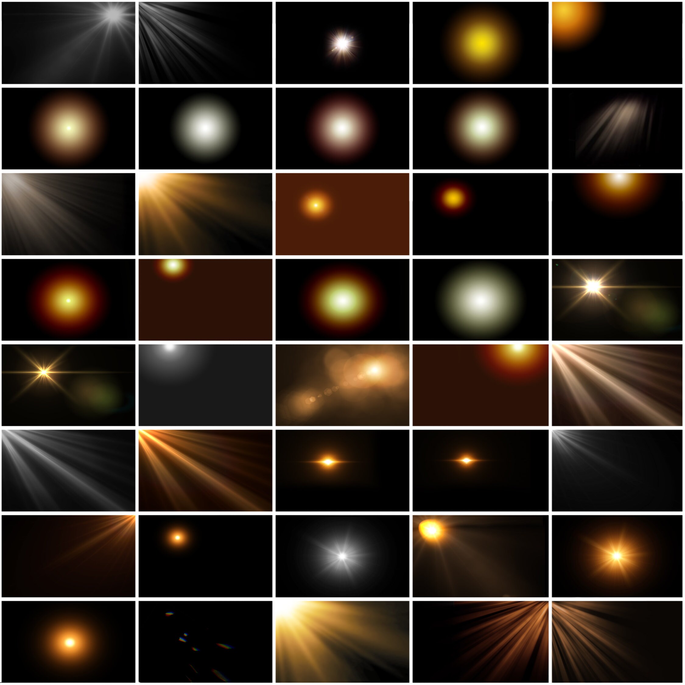 50 Natural Sunlight Photo Overlays Sun Bokeh Overlays Sun | Etsy