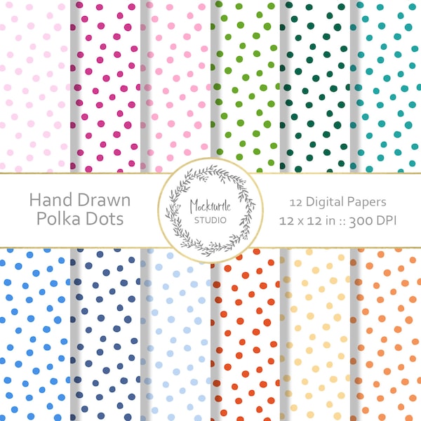 Polka Dot Background - Etsy