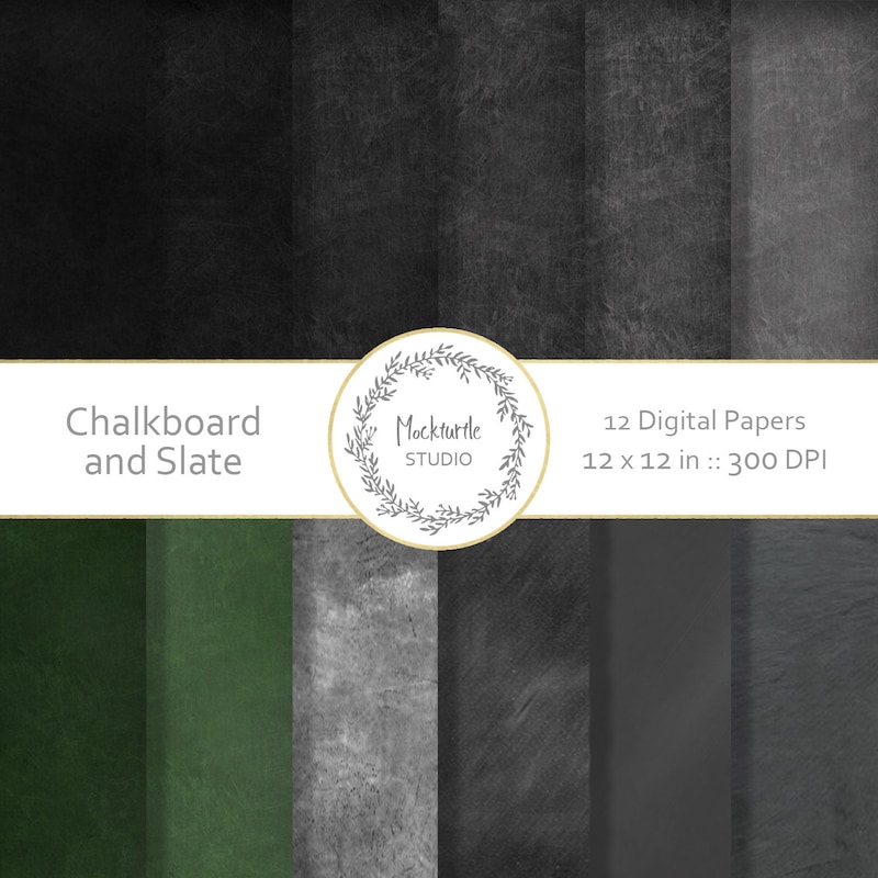 Chalkboard Digital - Etsy