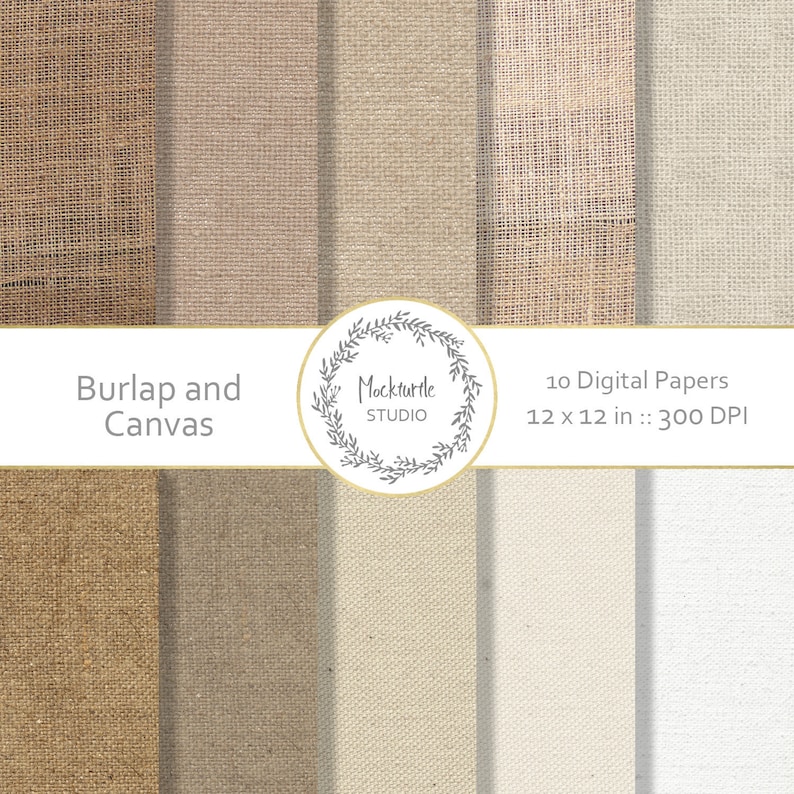 Burlap Digital Paper - Burlap Clipart - Burlap Clip Art, Hessian ...