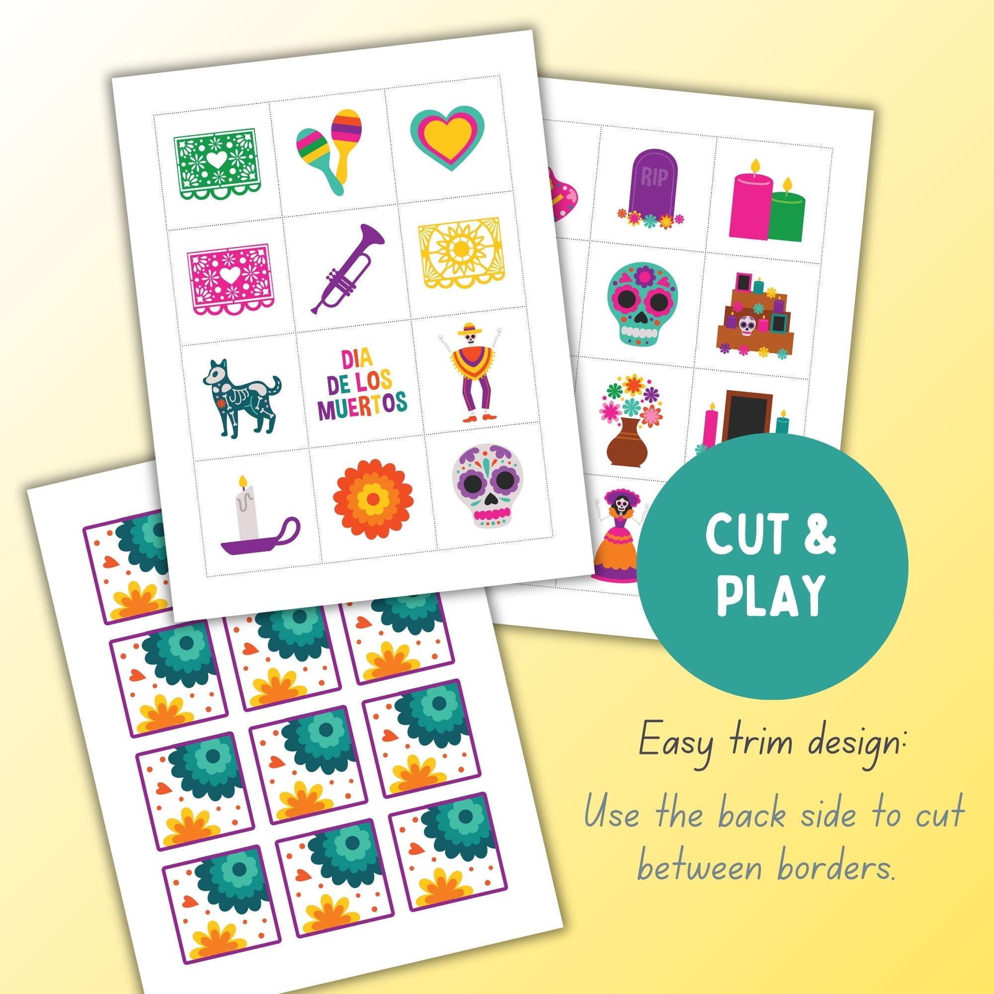 El Dia De Los Muertos Memory Matching Game - Day of the Dead Toddler ...