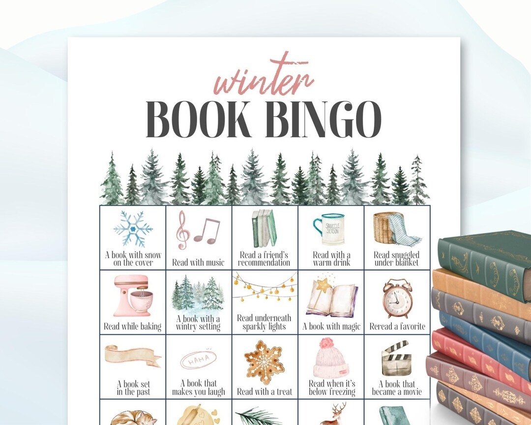 Winter Book Bingo & TBR Reading Challenge | Winter-themed Adult Book ...