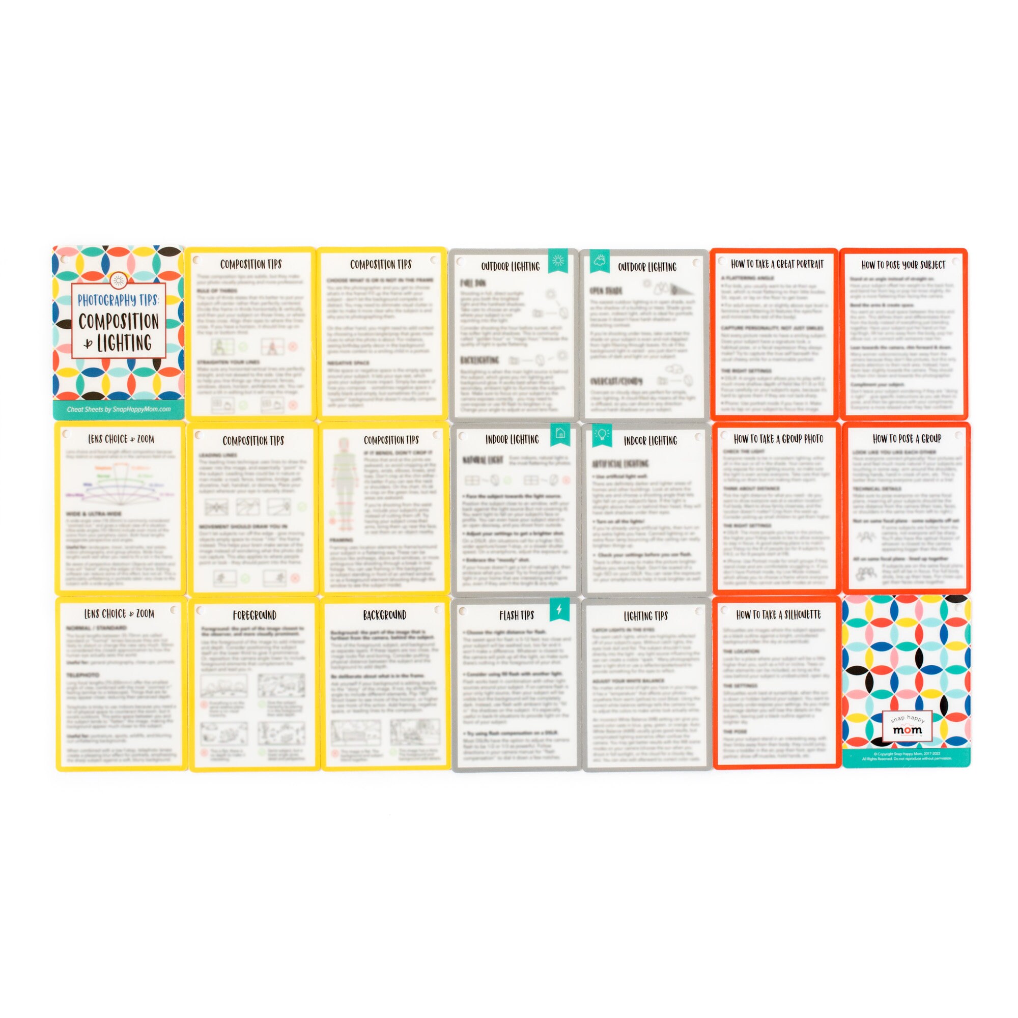 Photography Tips: Lighting & Composition Cheat Sheets - Etsy