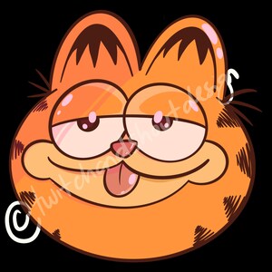 Garfield Twitch Emotes - Etsy