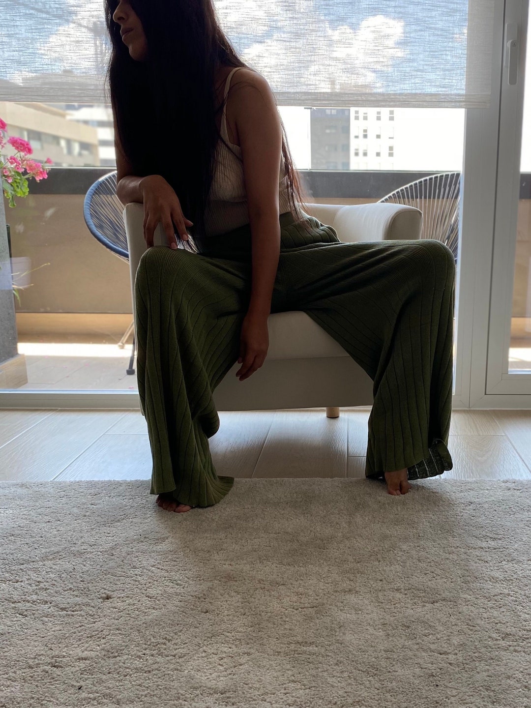 Organic Cotton Palazzo Pants, Japanese Trousers, Culottes, Wide Leg ...