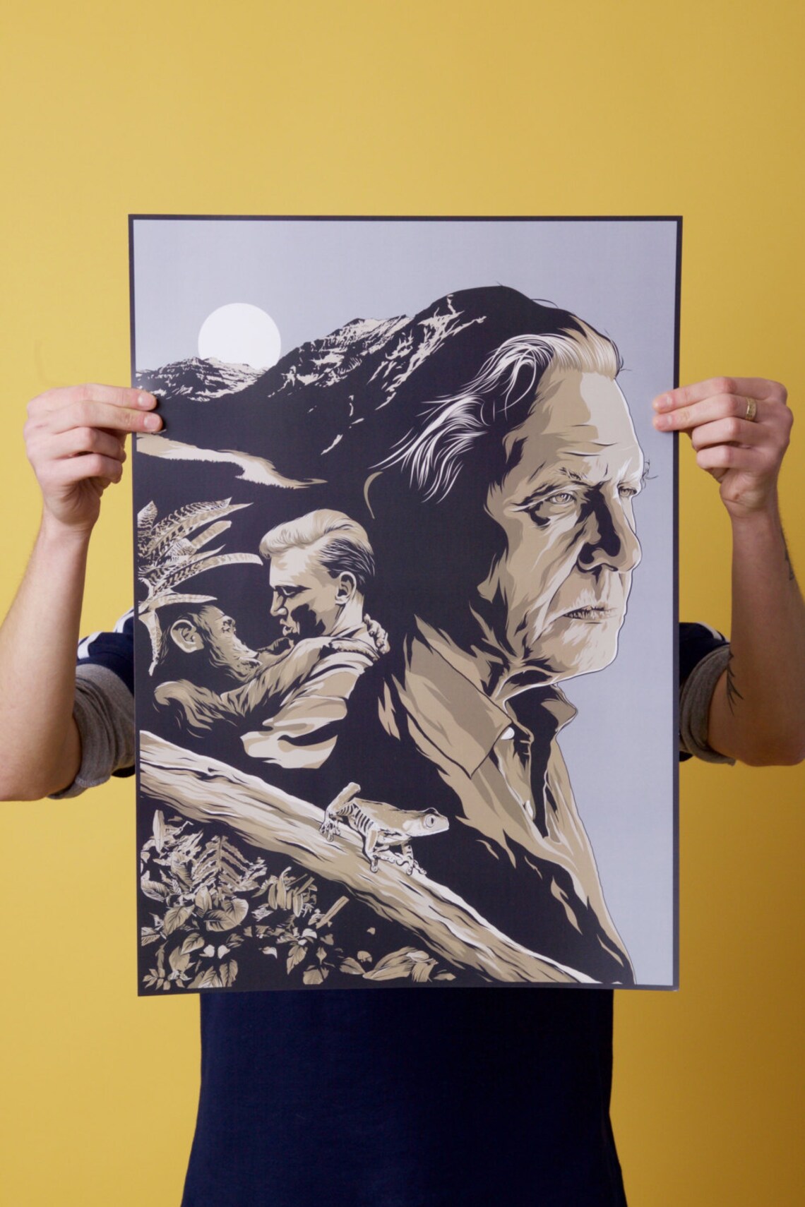 David Attenborough Poster - Etsy