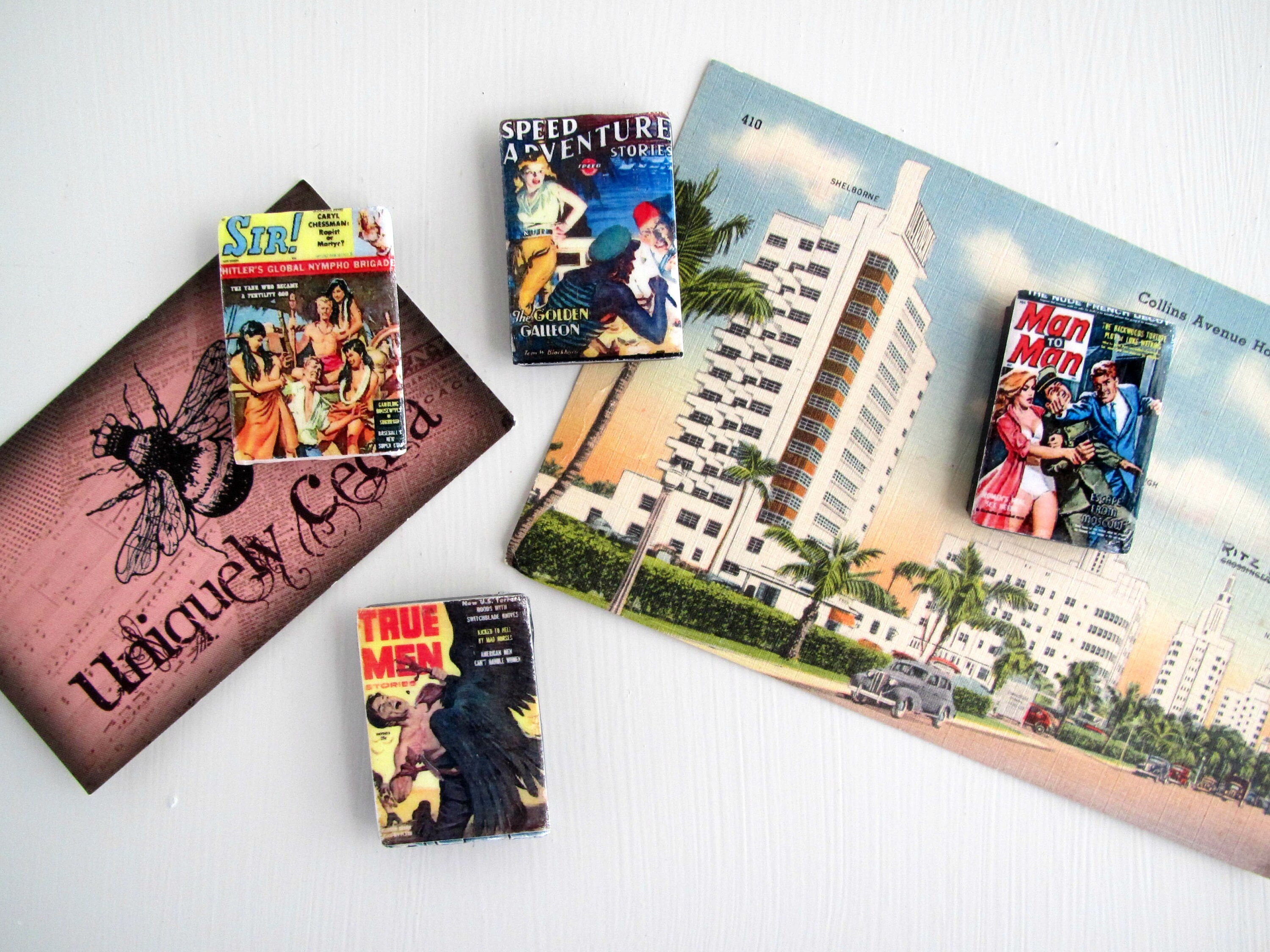 Vintage Mens Adventure Stories Magazine Covers Pulp Fiction - Etsy