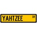 Yahtzee Sign Yahtzee Game Decor Yahtzee Yard Game Sign | Etsy