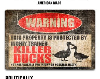 Funny duck signs | Etsy