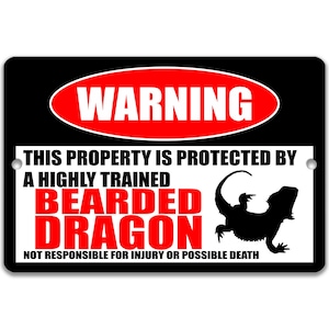 Bearded Dragon Sign Funny Bearded Dragon Sign Bearded Dragon ...